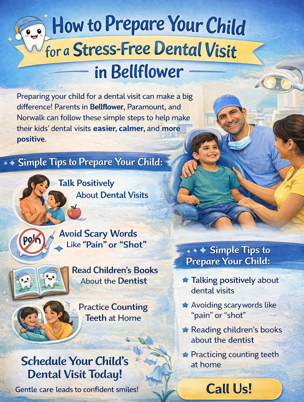 Prepare Child for Dental Visit | Children’s Dentist in Bellflower